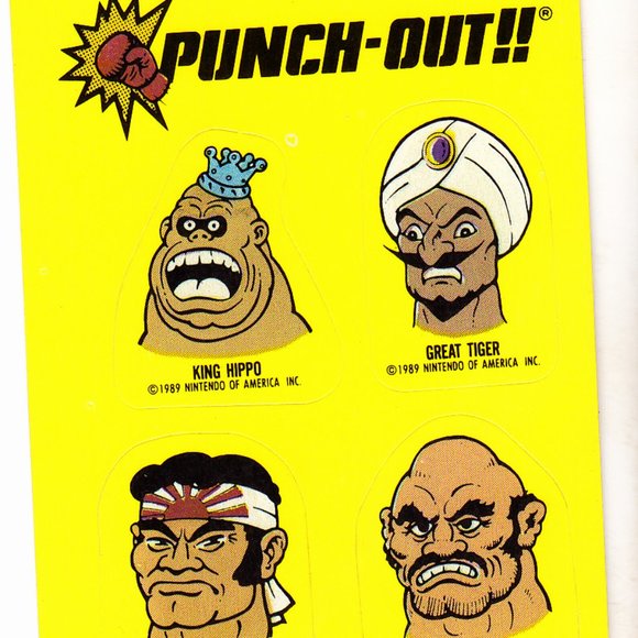 Nintendo | Toys | Punch Out 5 Nintendo 1989 Topps Sticker Trading Card ...